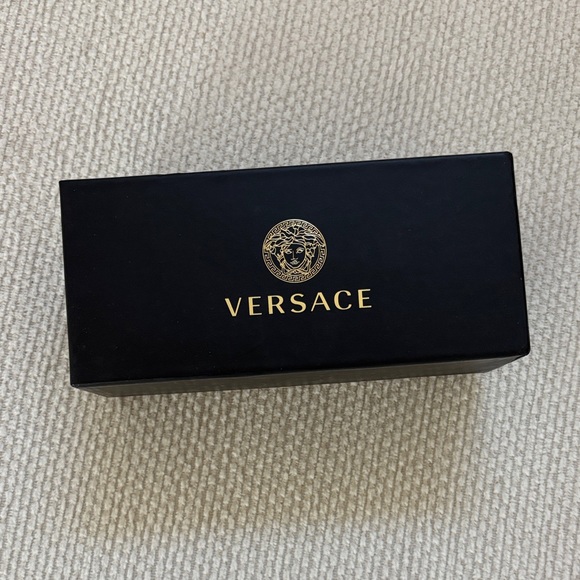 Versace | Accessories | Versace Black Sunglasses Gift Box With Gold ...